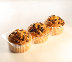 3 Chocolate Chip Muffins - Perfection Foods