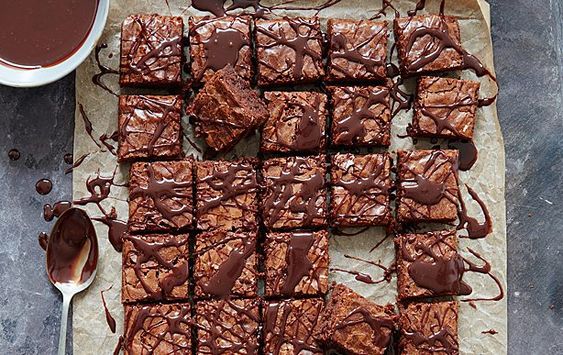Chewy Chocolate Brownie Traybake - Perfection Foods