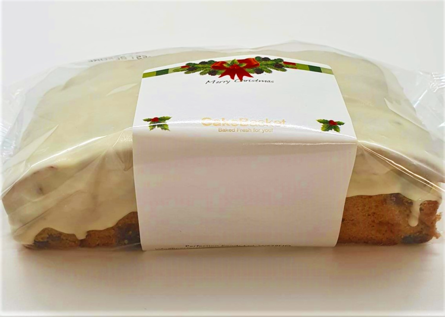Christmas White Iced Loaf Cake - Perfection Foods